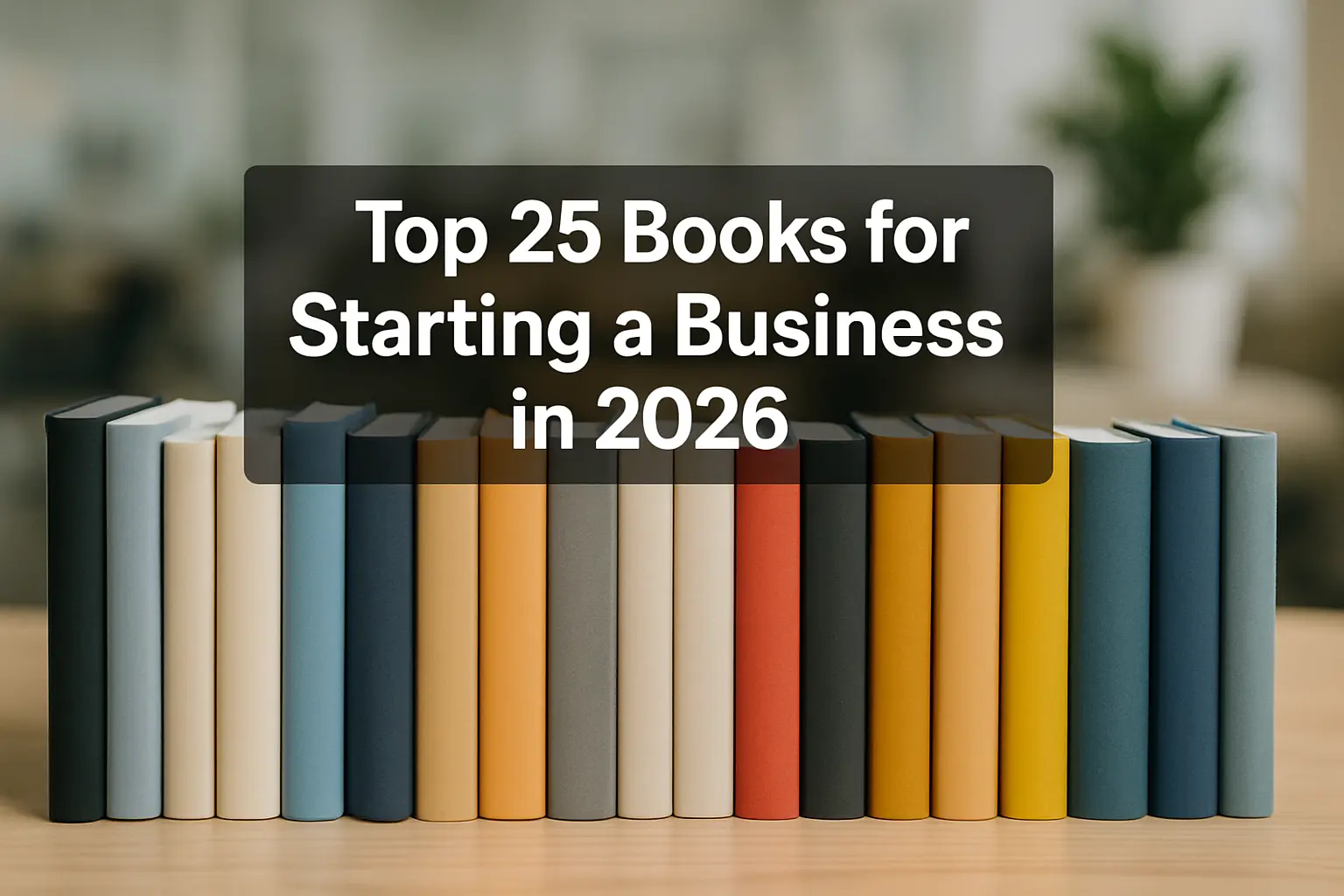 Top 25 Books for Starting a Business in 2026 - Startup.Club